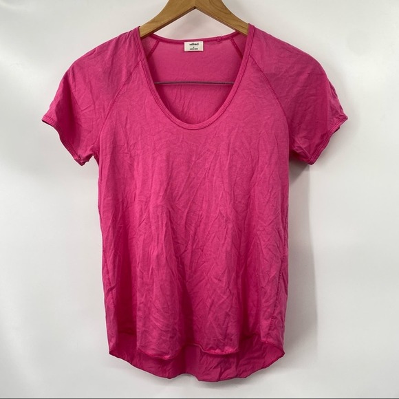 Aritzia | Tops | Aritzia Wilfred Pink Short Sleeve Tee Shirt S | Poshmark